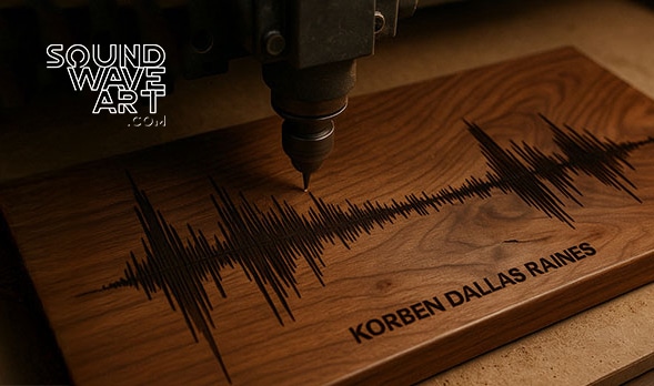 Wood Soundwave Art - Soundwave Art