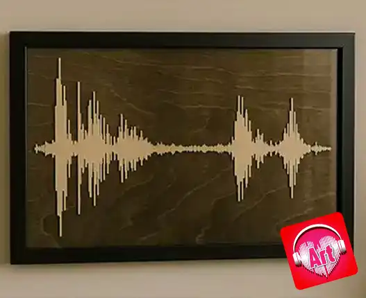 Sound wave art - create your own art from any sound