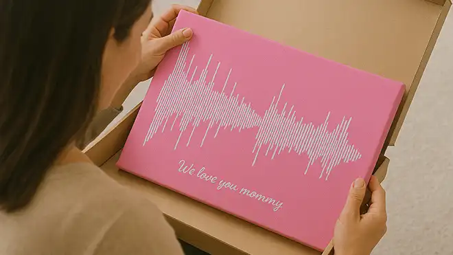 Customized Gifts for Mom | Personalized Soundwave Art